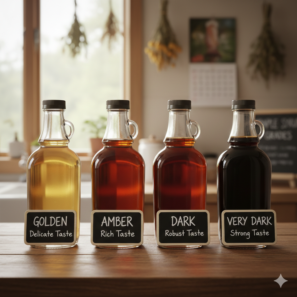 Maple Syrup Grades Explained: Golden vs Amber vs Dark – Bonz Beach Farms