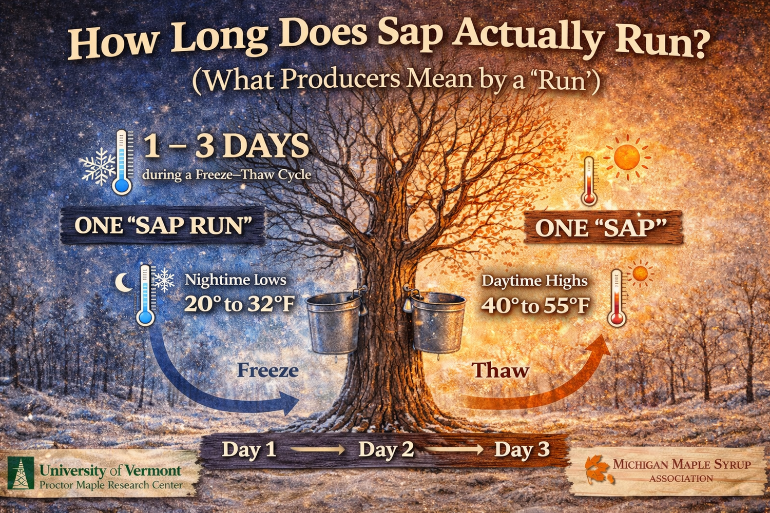Why Sap Runs: The Freeze–Thaw Cycle Explained Simply – Bonz Beach Farms